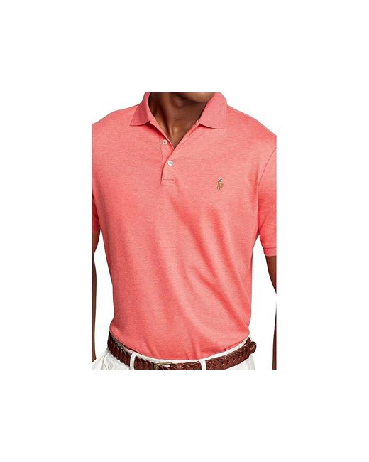 Polo Ralph Lauren Classic Fit Soft Cotton Polo Shirt Clothing in Red ...