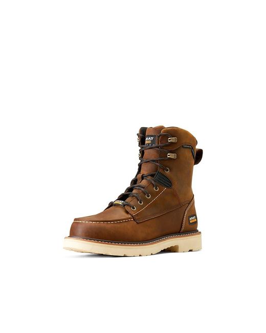 Ariat Rebar Lift 8 Waterproof Composite Toe Work Boots (Distressed ...