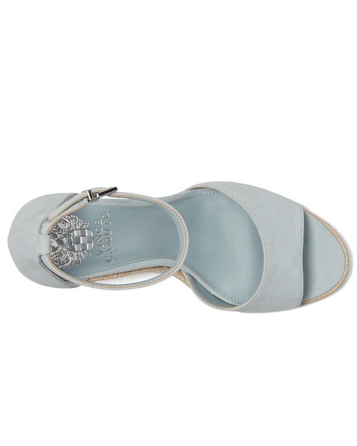 Vince Camuto Felyn Sandals, Suede in Blue | Lyst
