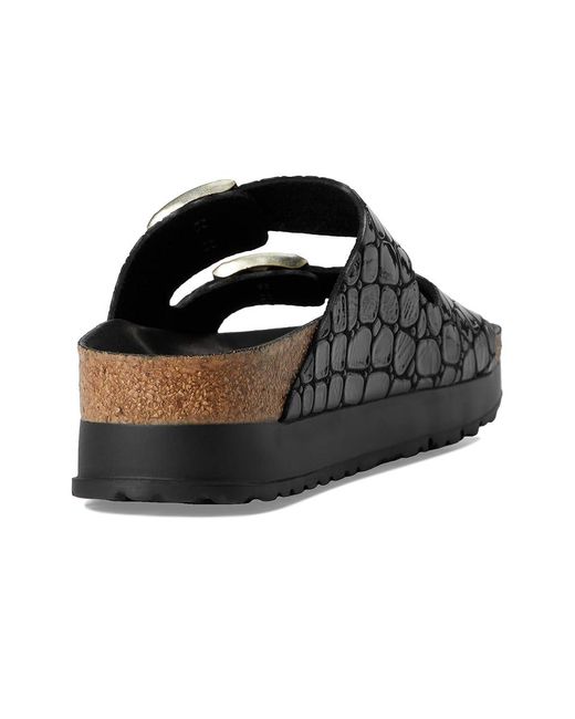 Birkenstock Papillio By Arizona Platform in Black | Lyst