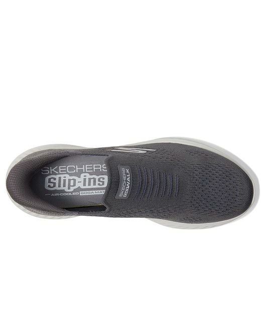 Skechers Hands Free Slip-Ins Go Walk Now in Black for Men | Lyst
