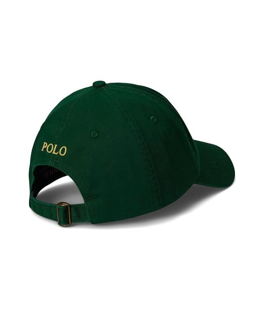 Polo Ralph Lauren The Iconic Cotton Chino Ball Cap Caps in Green for ...