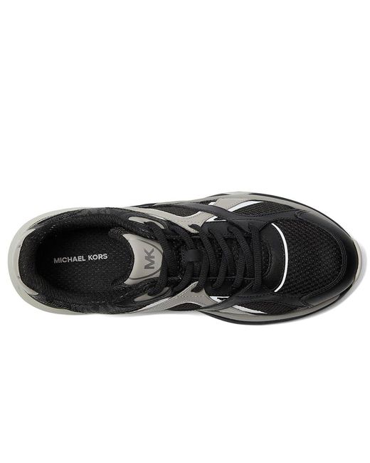 Michael Kors Leo Trainer Shoes in Black for Men | Lyst