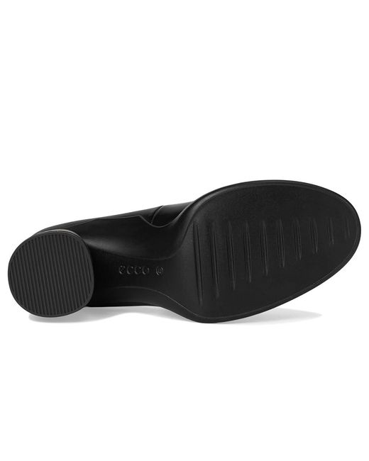 Ecco Sculpted Lx 55 Mm Pump Shoes, Leather/Rubber in Black | Lyst