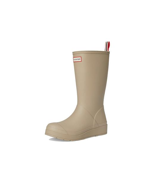 HUNTER Play Tall Boot Rain Boots, Rubber in Black | Lyst