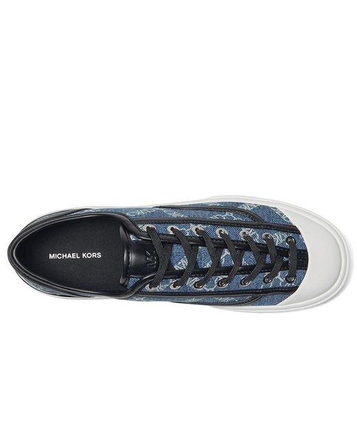Michael Kors Jude Lace-Up Shoes, Leather/Rubber in Blue for Men | Lyst