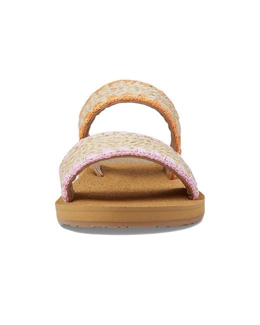 Roxy Porto Slide (Sunset) Shoes in Black | Lyst