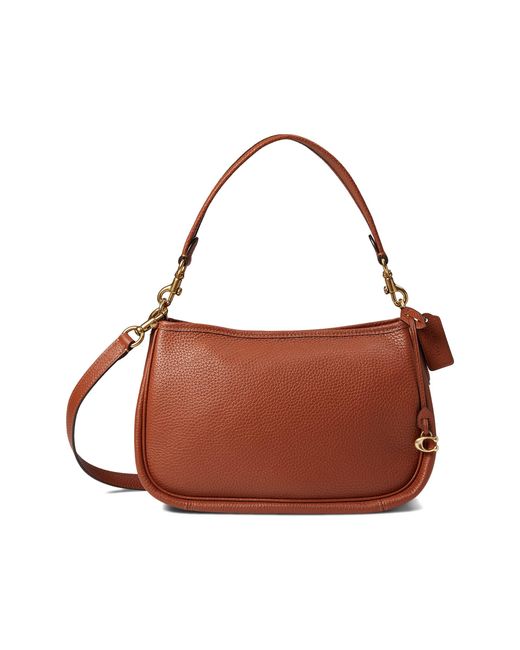 COACH Soft Pebble Leather Cary Crossbody in Red | Lyst COACH Soft Pebble Leather Cary Crossbody in Red | Lyst