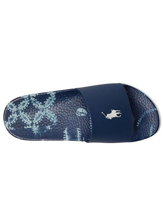 Polo Ralph Lauren Shibori-Inspired Slide Wedge Shoes 15 D in Blue for ...