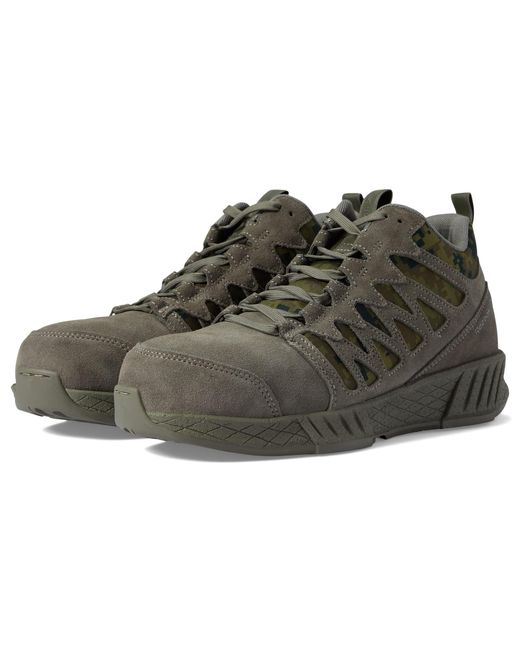 Reebok Leather Floatride Energy Tactical Eh Comp Toe in Gray (Black ...