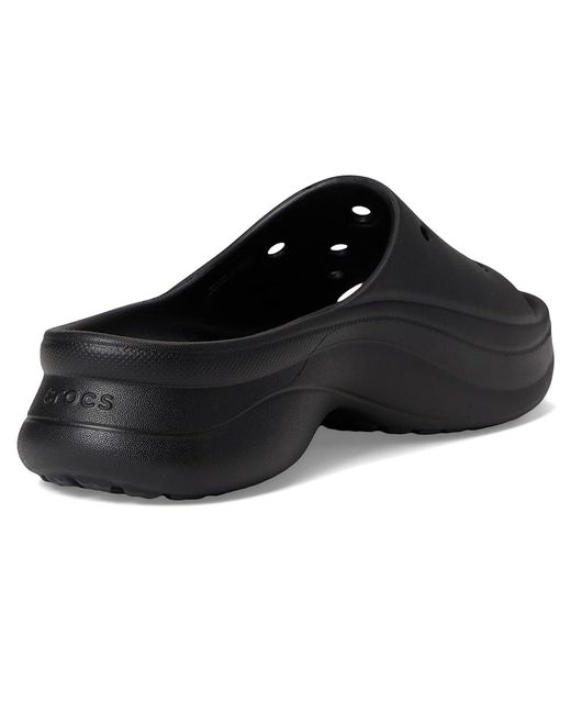 Crocs™ Bae Slide, Platform Sandals For Sandals, Synthetic in Black | Lyst