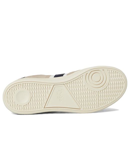 Polo Ralph Lauren Heritage Aera Suede Sneakers (Milkshake//) Shoes in ...