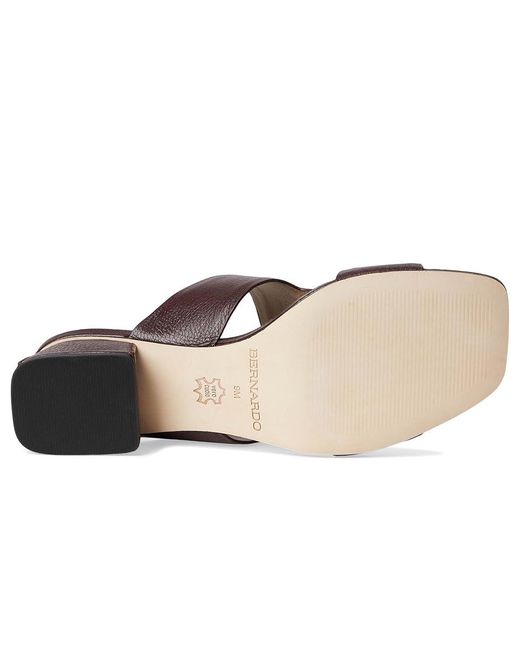 Bernardo Jewel Sandals, Leather in Brown | Lyst