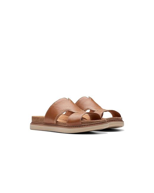 Clarks Arwell Walk ( Leather) Sandals in Brown | Lyst