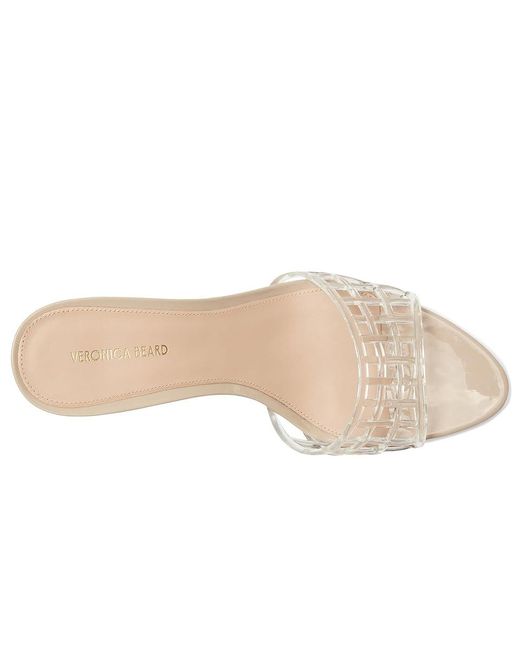 Veronica Beard Tia Jelly Wedge Shoes Clear/Sand Jelly, Synthetic in ...