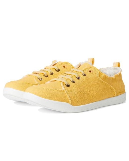 Vionic Pismo Shoes, Textile in Yellow | Lyst