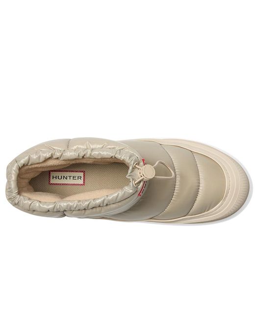 HUNTER Amble Snow Shoes, Rubber in Natural | Lyst