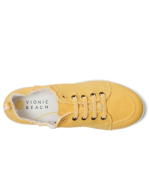 Vionic Pismo Shoes, Textile in Yellow | Lyst