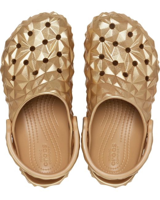 Crocs™ Classic Geometric Clog in Metallic | Lyst