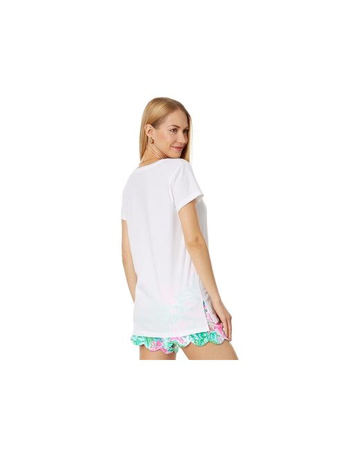 Lilly Pulitzer Meredith Tee (Resort) Clothing in Blue | Lyst