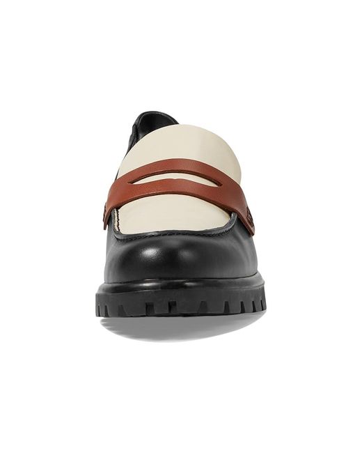 Ecco Modtray Sling Back Penny Loafer Flat Shoes Night Sky/Limestone ...