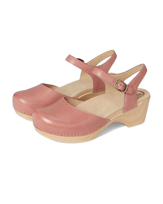 Dansko Sam (Petal) 1-2 Inch Heel Shoes in Pink | Lyst