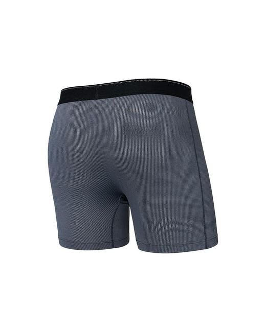 Saxx Underwear Co. Quest Quick Dry Mesh Boxer Brief Fly Underwear, Mesh ...