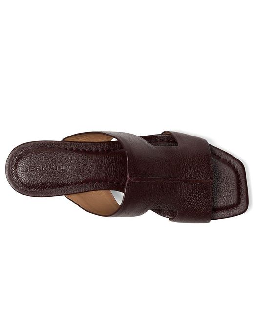 Bernardo Jewel Sandals, Leather in Brown | Lyst