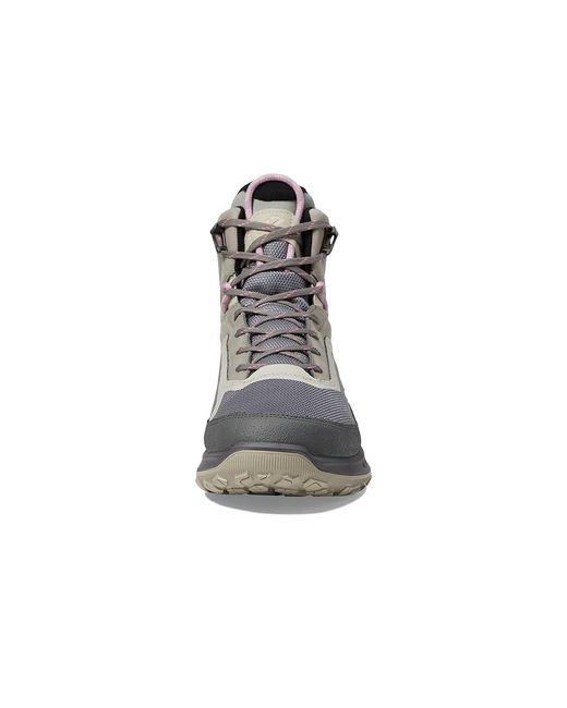 Ecco Ultra Terrain Waterproof Mid Warm Hiking Boots (Steel/Wild Dove ...