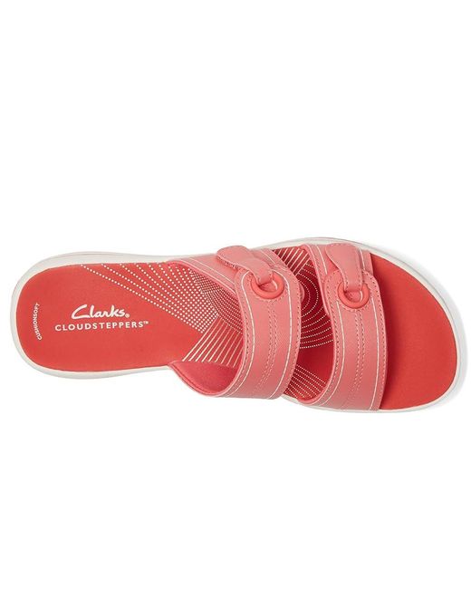Clarks Breeze Maye Sandals 8 B in Red | Lyst