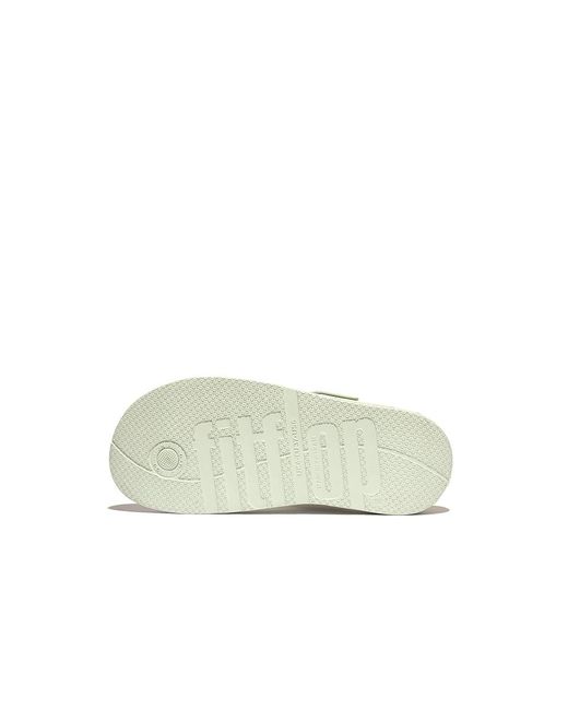 Fitflop Iqushion Iridescent Adjustable Buckle Flip-Flops (Sagebrush ...