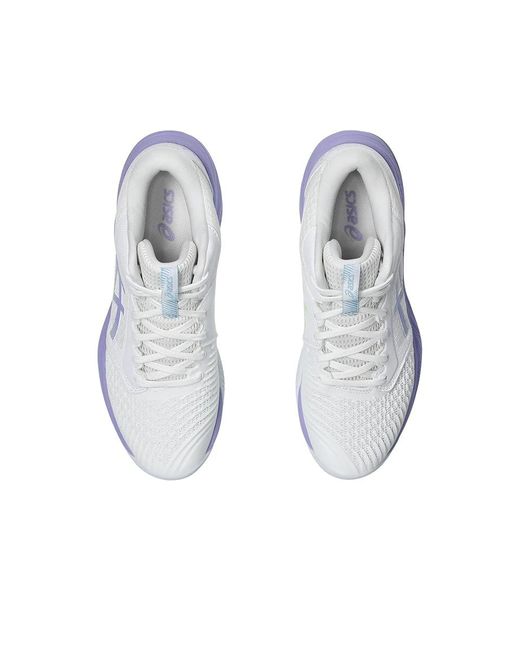 Asics Netburner Ballistic Ff Mt 3 Volleyball Shoe (/Vapor) Tennis Shoes in White | Lyst