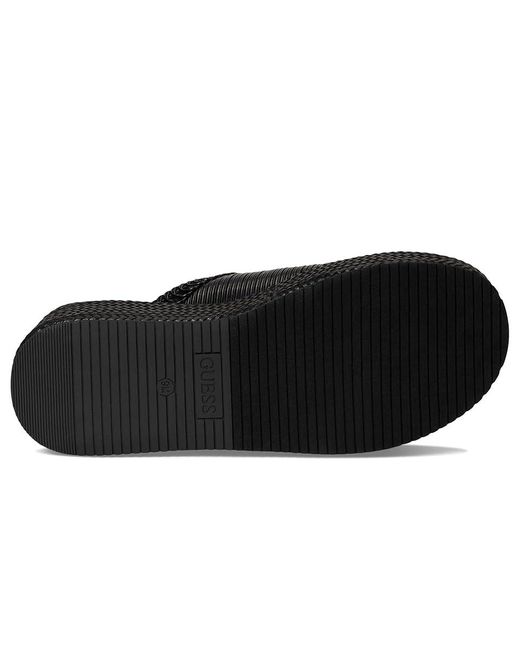 Guess Binks Wedge Shoes, Rubber in Black | Lyst