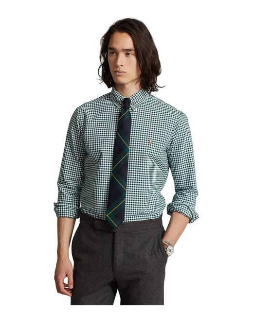 Polo Ralph Lauren Cotton Classic Fit Oxford Shirt in Green (Blue) for ... Polo Ralph Lauren Cotton Classic Fit Oxford Shirt in Green (Blue) for ...