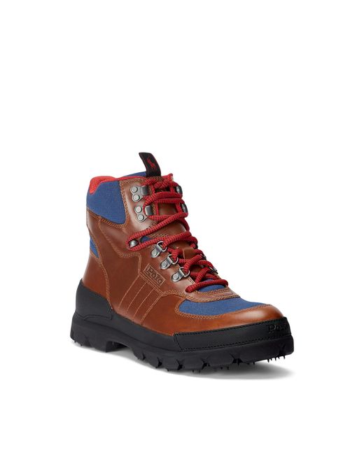 Polo Ralph Lauren Oslo Tactical Boot In Red For Men Lyst