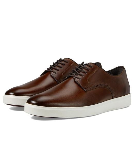 Johnston & Murphy Brody Plain Toe Shoes 8 M (D) Leather in Brown for ...