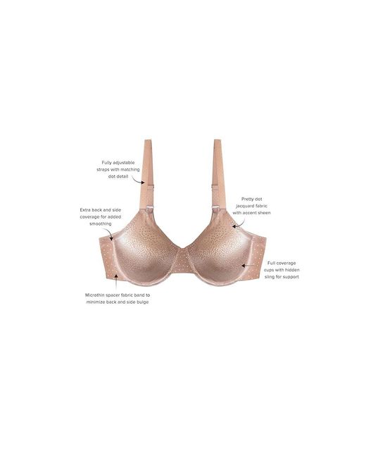 Wacoal Back Appeal Underwire Bra 855303 Bra, Spandex/Nylon/Lace in ...