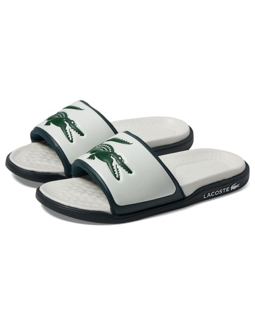 Lacoste Serve Slide Dual 1241cma in Gray for Men | Lyst