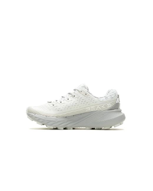 Merrell Agility Peak 5 Shoes, Rubber in White | Lyst