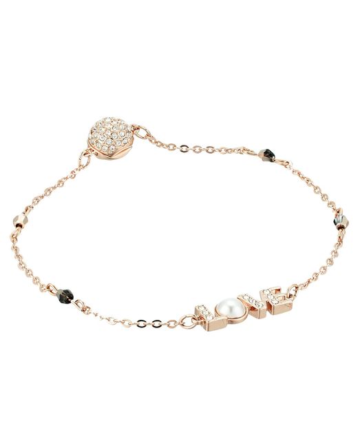 Swarovski Remix Collection Love Bracelet in White - Lyst