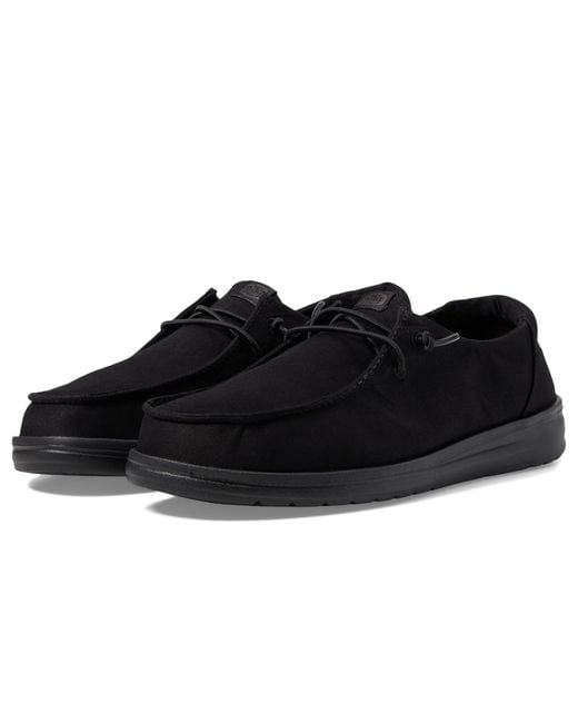 HeyDude Wendy Work Wide in Black | Lyst