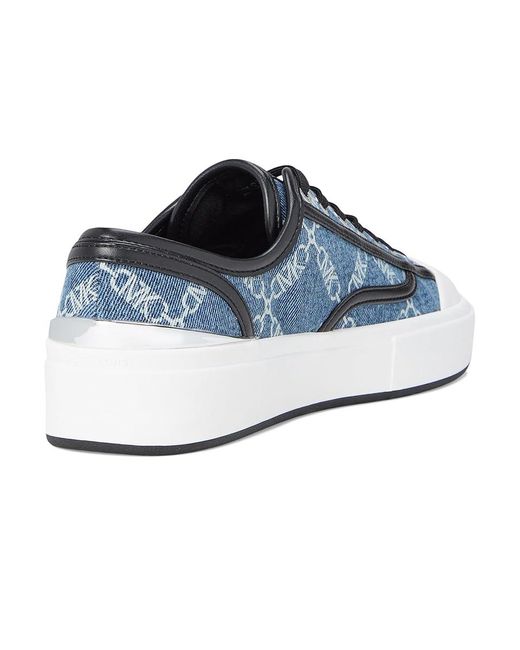 Michael Kors Jude Lace-Up Shoes, Leather/Rubber in Blue for Men | Lyst