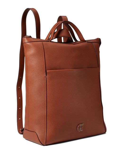 Cole Haan Grand Ambition Large Convertible Backpack in Brown | Lyst