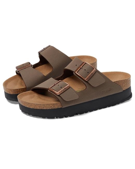 Birkenstock Papillio By Arizona Platform Sandal - Vegan in Brown | Lyst