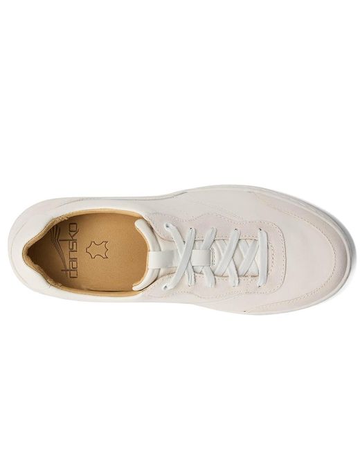 Dansko Josey Flat Shoes, Leather in White | Lyst