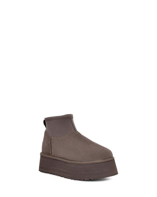 UGG Classic Mini Dipper (Thundercloud) Boots in Brown | Lyst