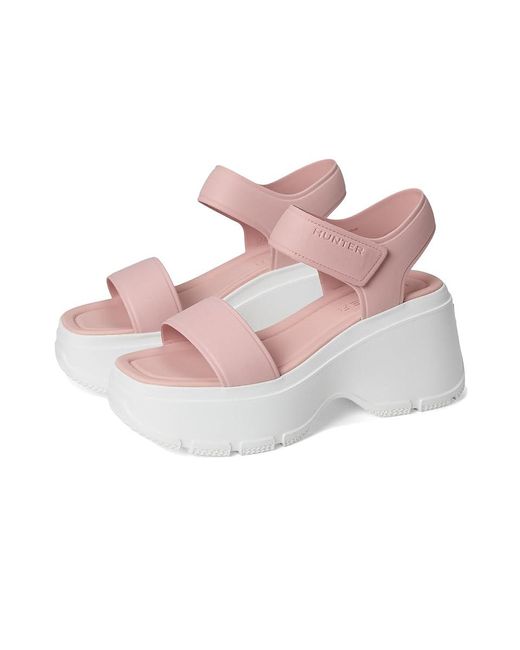HUNTER Abel Sandals, Synthetic in Pink | Lyst