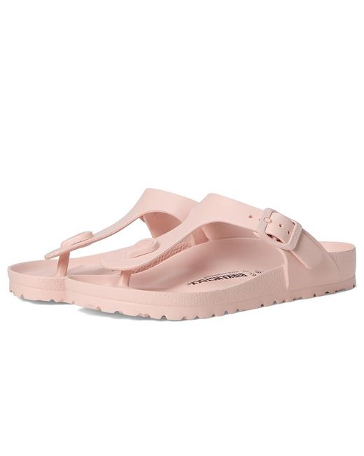 Birkenstock Gizeh Eva Essentials Sandals, Synthetic in Pink | Lyst