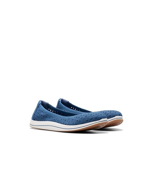 Clarks Breeze Roam ( Textile) Flat Shoes in Blue | Lyst