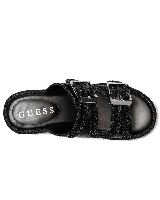 Guess Binks Wedge Shoes, Rubber in Black | Lyst